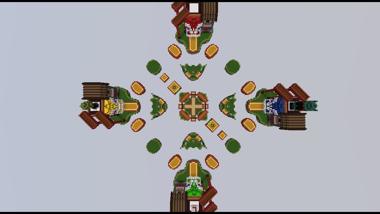 Sky festival is the BEST minecraft hypixel bedwars 4s map - YouTube