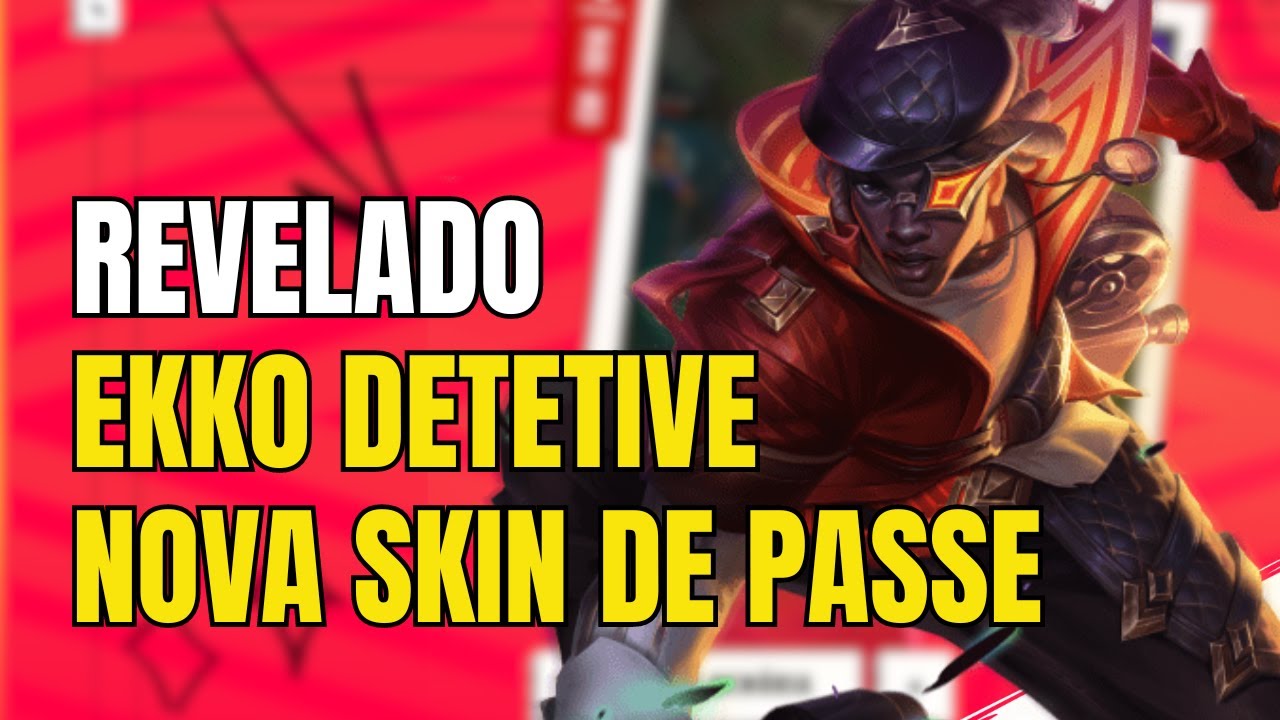 NOVA SKIN EKKO DETETIVE PSIQUICO - WILD RIFT - YouTube