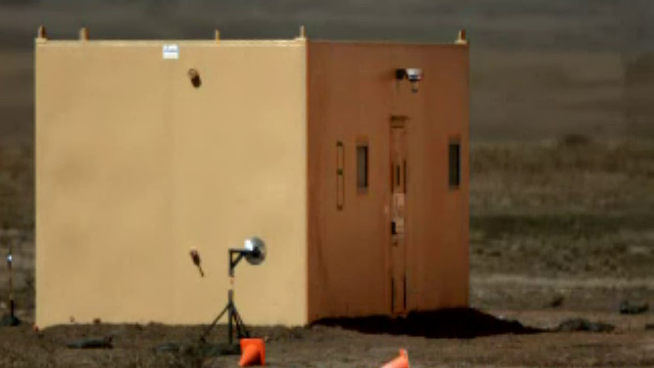 Hallwood Blast Resistant Building Testing - YouTube