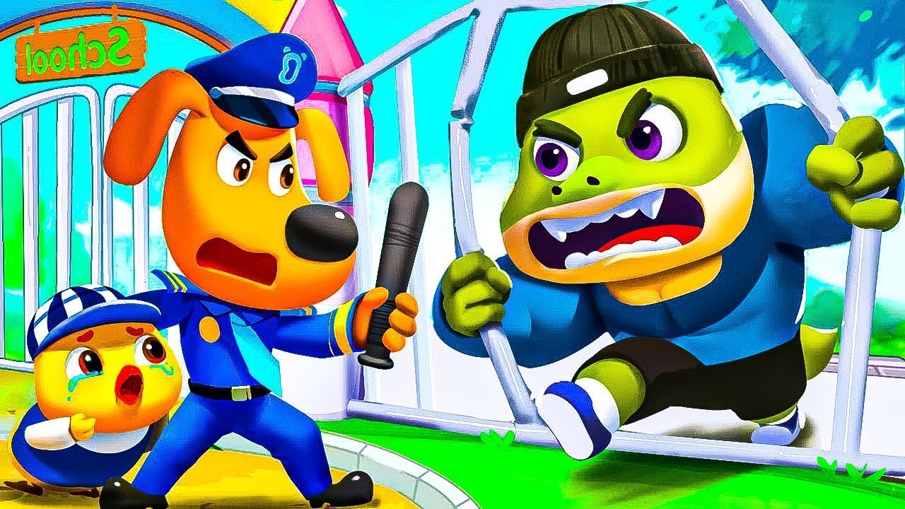 Sheriff Labrador Full Episode | Police Officer | Biting Monster ...