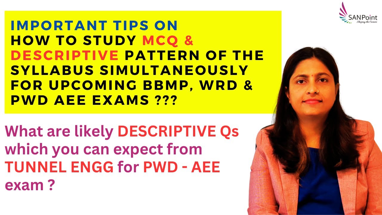 How to study for BBMP, WRD & PWD AEE exams simultaneously ? - YouTube