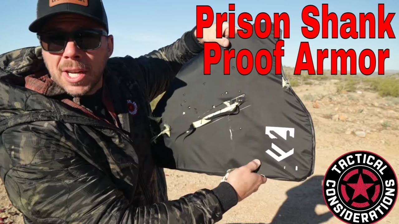 Prison Shank Avoidance Acelink Level 3A bullet and Stab Proof Armor ...