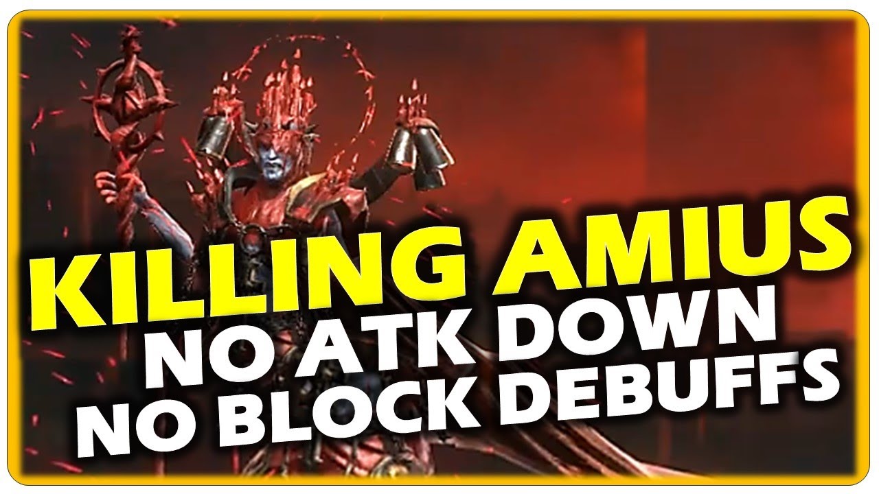 RAID Guide - Killing AMIUS without ATK-Down & Block Debuffs - Sintranos ...