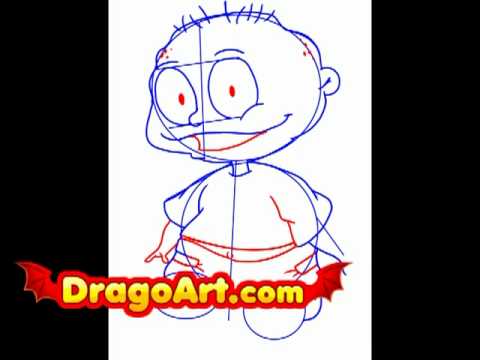 How to draw Tommy, step by step - YouTube