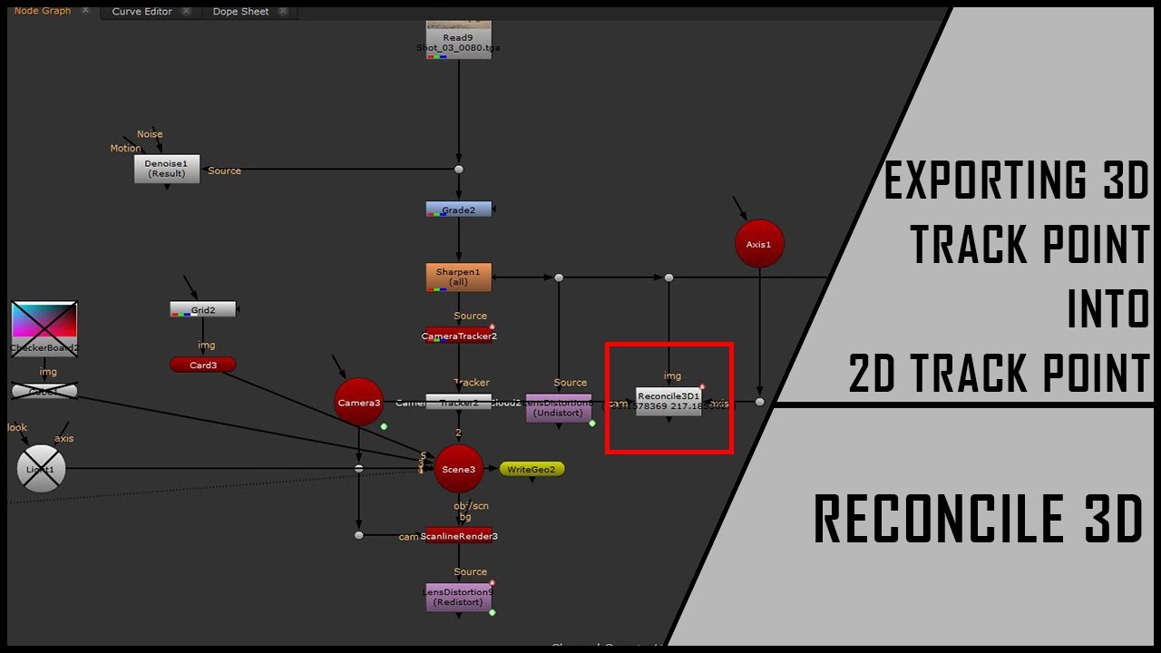HOW TO EXPORT 2D TRACKER FROM 3D CAMERA TRACKER | RECONCILE 3D | VFX ...