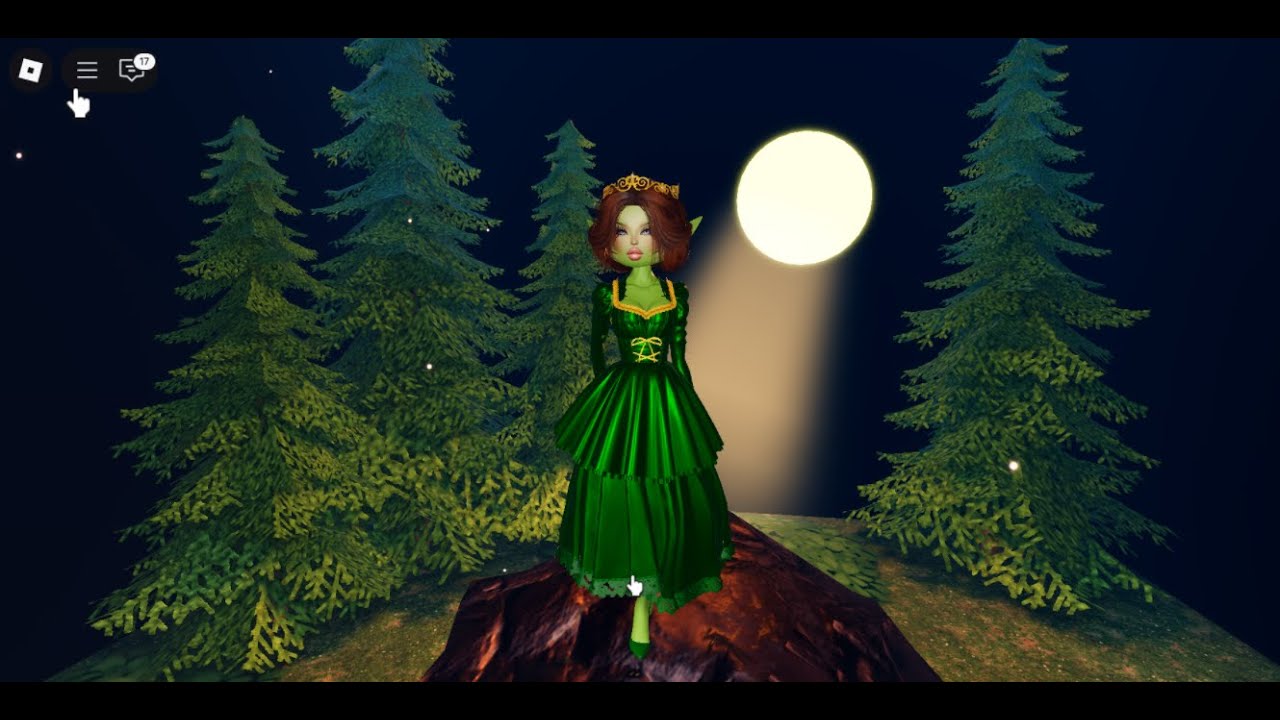 💚 Princess Fiona from Shrek in Dress to Impress | Magical Green Gown ...