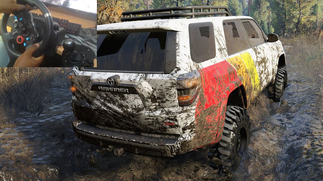 Toyota 4Runner TRD Pro Off Road SnowRunner Downhill Remastered 4K60 ...