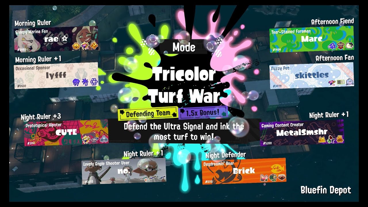 Splatoon 3 - Springfest 2025 Splatfest: Morning Vs. Afternoon Vs. Night ...