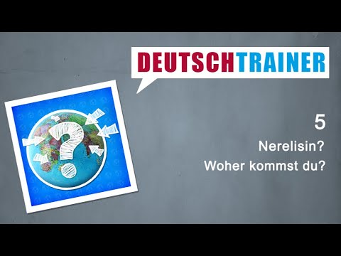 Yeni başlayanlar için Almanca (A1/A2) | Deutschtrainer: Nerelisin?