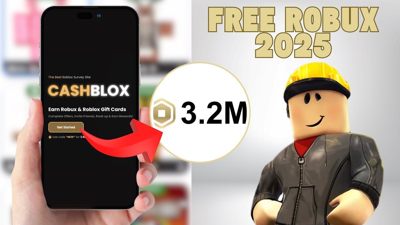CASHBLOX.GG IS REAL WAYS TO GET FREE ROBUX ROBLOX 2025? - YouTube
