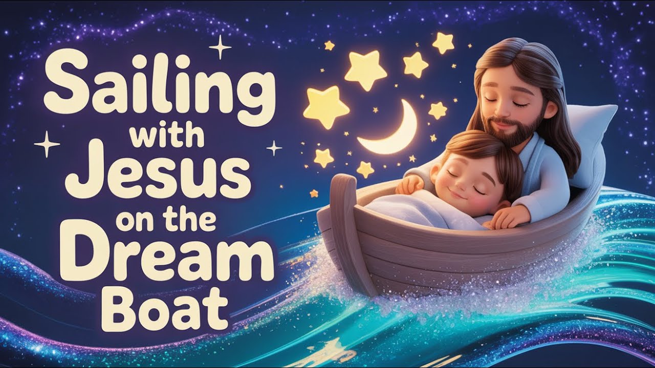 🌙 Sailing with Jesus on the Dream Boat | Peaceful Christian Lullaby for ...