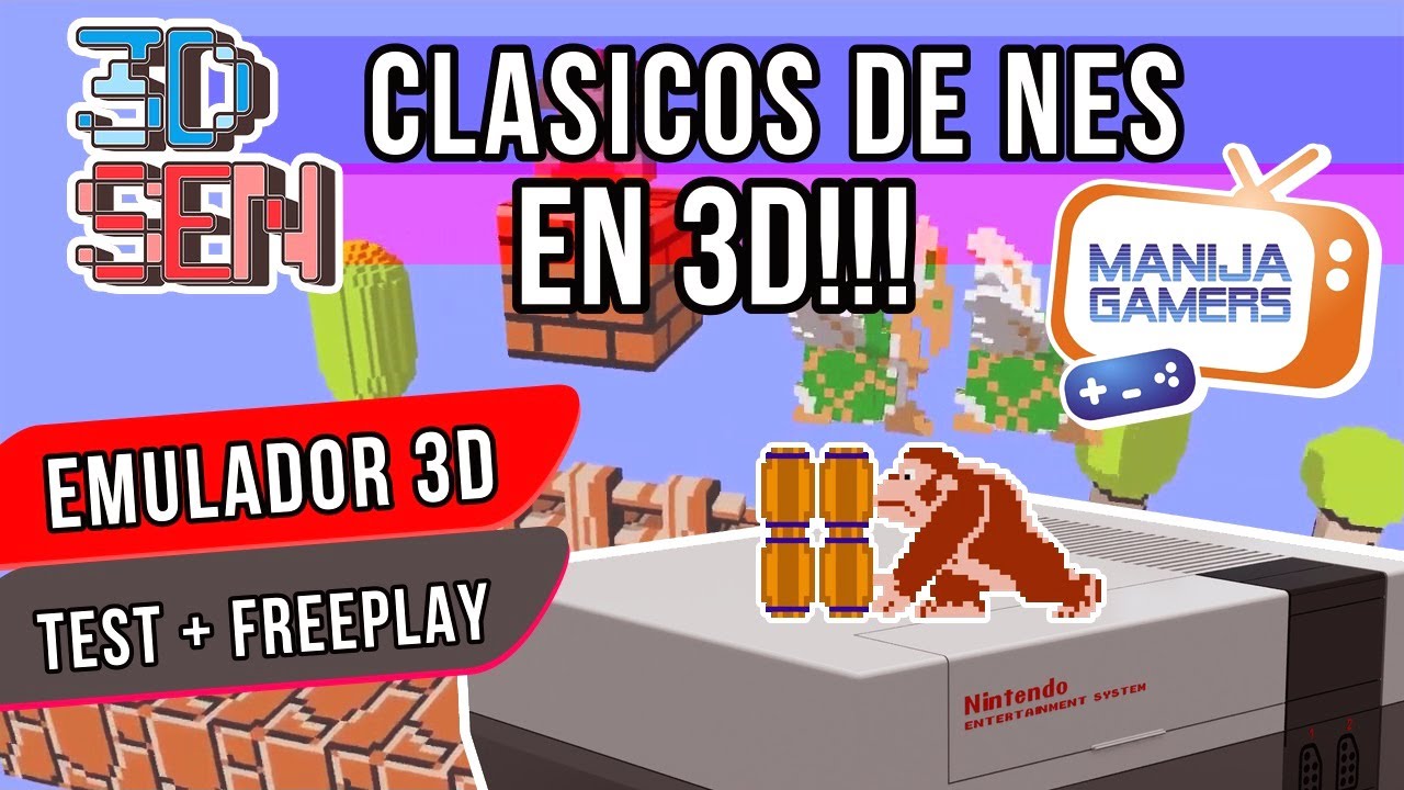 NES 3DSEN Emulador en PC! Nintendo NES ☕ / VR Games / REVIEW! Manija ...