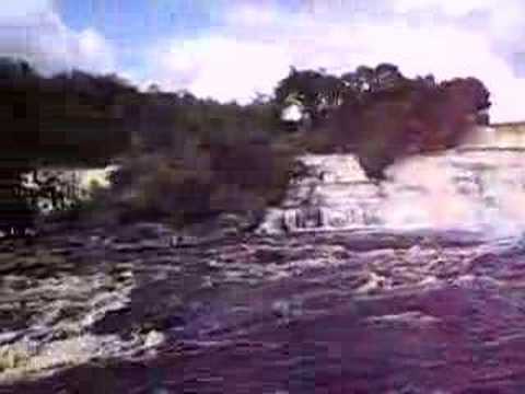 Orinduik Falls on the Takutu River - YouTube