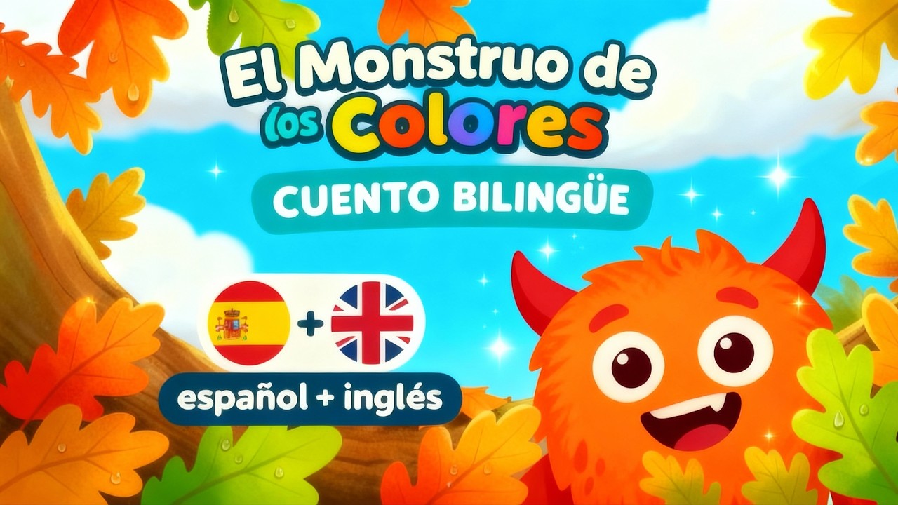 🎨👾 El Monstruo de Colores y sus Emociones 🌈 | Cuento Bilingüe Español ...