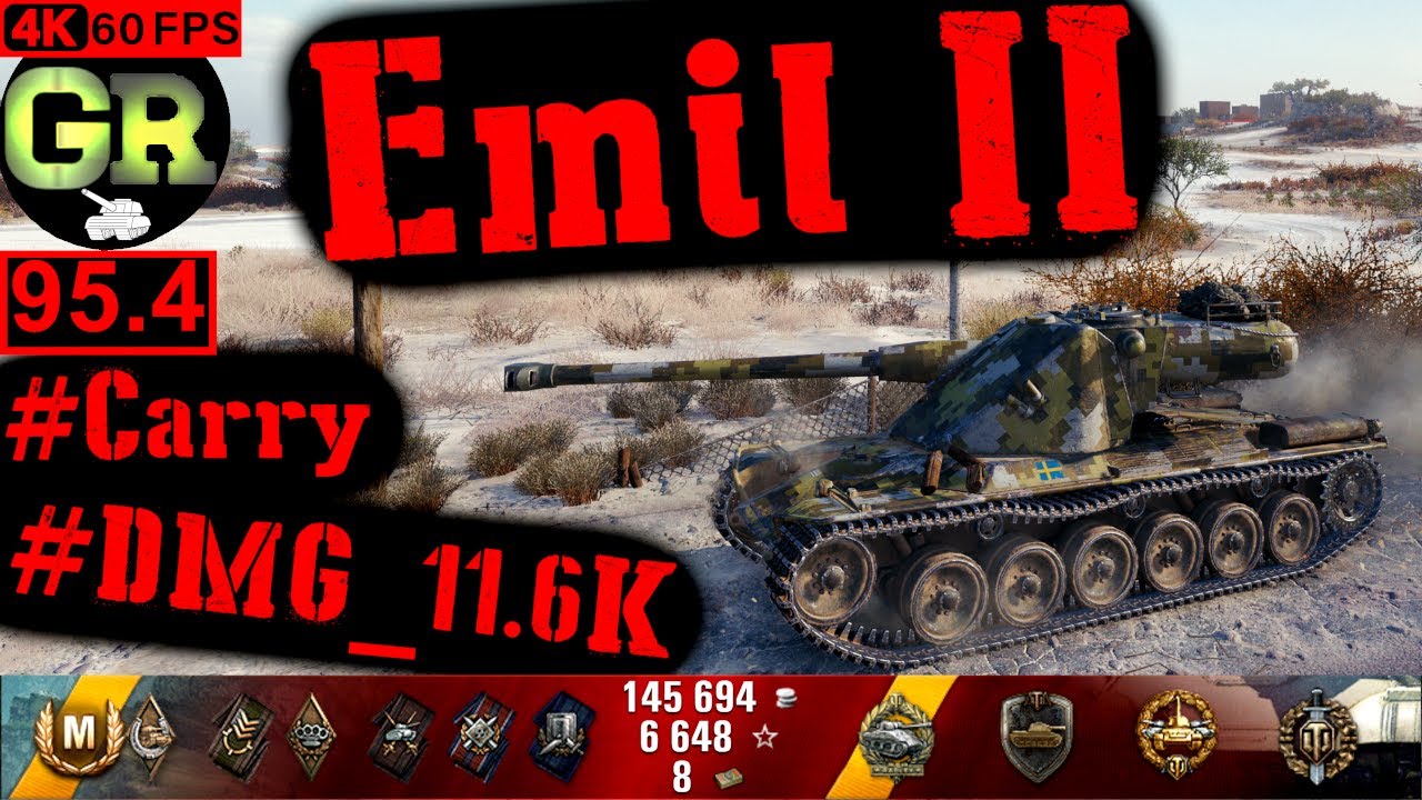 World of Tanks Emil II WoT Replay - 9 Kills 11.6K DMG(Patch 1.5.0 ...