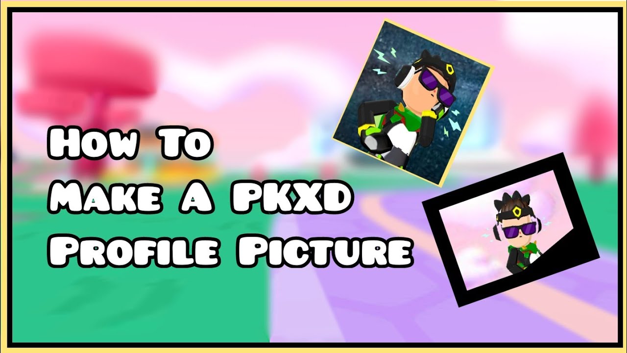 How to make a PKXD Profile Picture! - YouTube