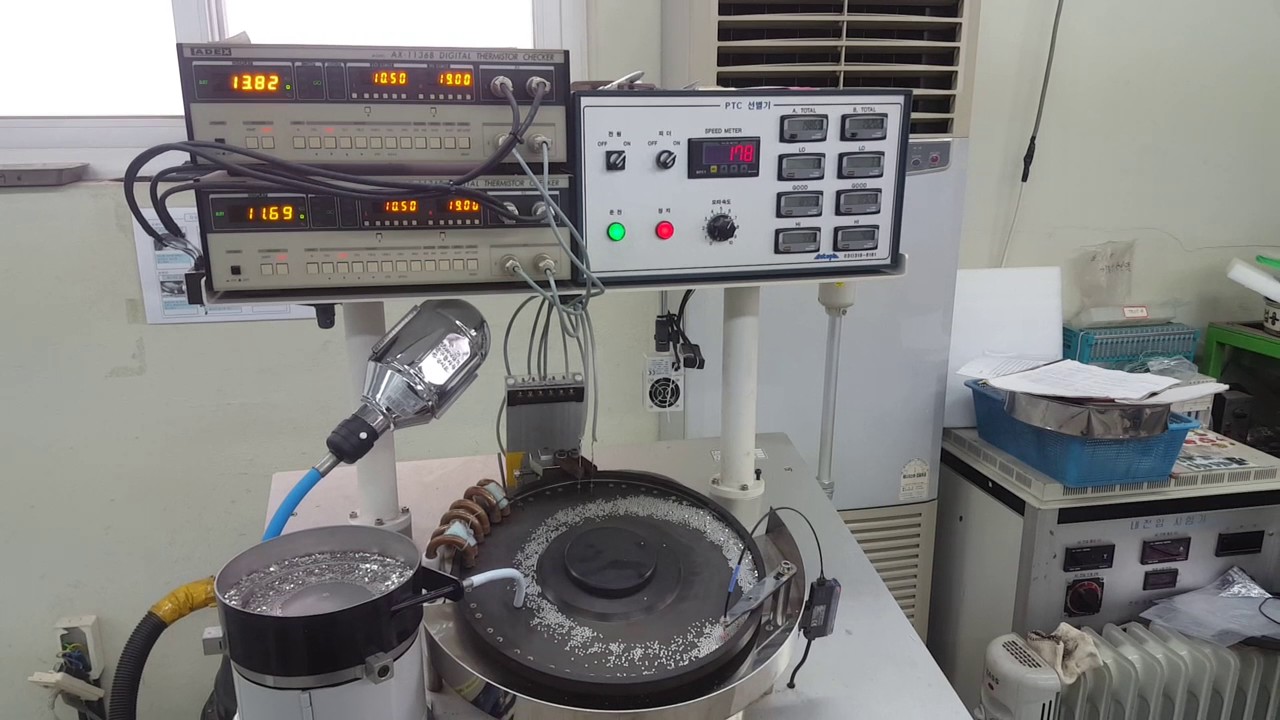 ADEX AX-1136B PTC 및 NTC 써미스터 체커 자동화기기에 장착되어 고속측정 및 제품의 양부판정이 가능합니다 - YouTube