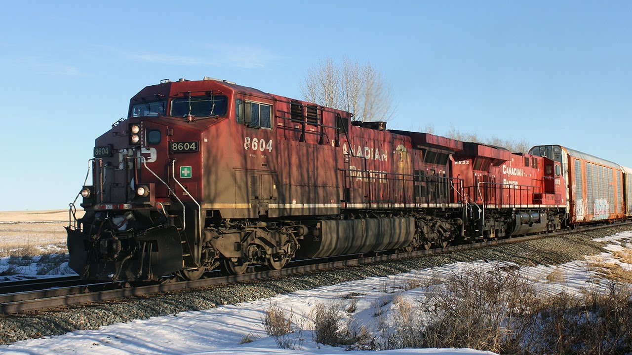 VERY NICE HORN SHOW!! CPKC Train 243 West Brooks Sub Mile 152.91 ...