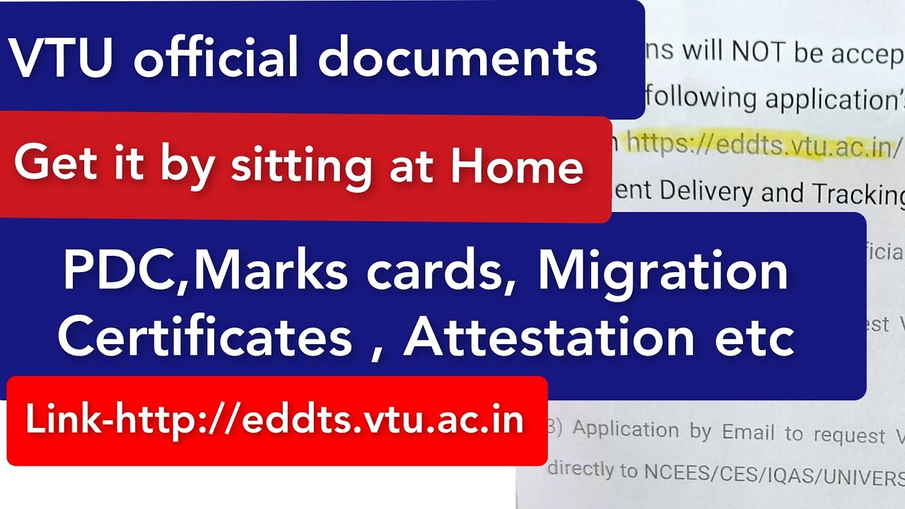 VTU official documents get it by sitting at home|Provisional degree ...