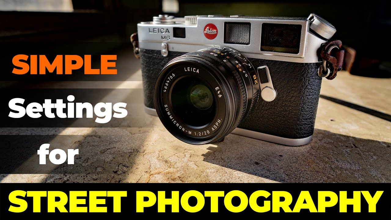Master STREET PHOTOGRAPHY with these simple settings - YouTube