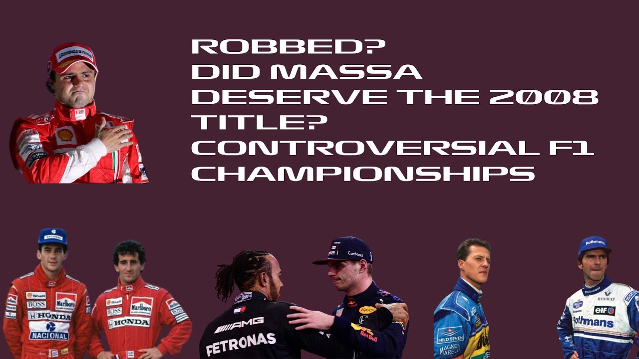 Felipe Massa Robbed? 2008 F1 Season and Controversial F1 Championships ...