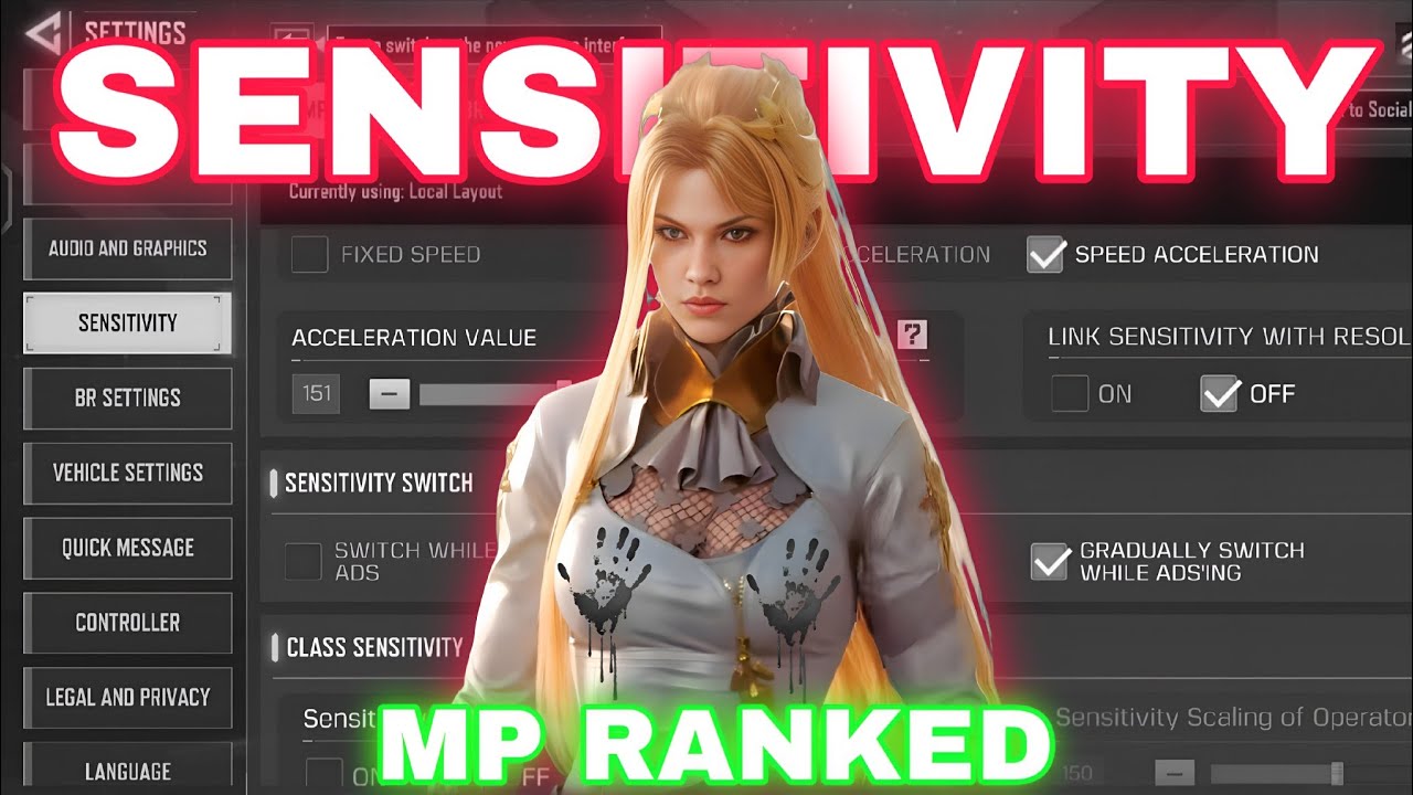 *AIM BOT* New Best Sensitivity in CODM Multiplayer Ranked 💀🔥 Codmobile Setting | codm setting ...