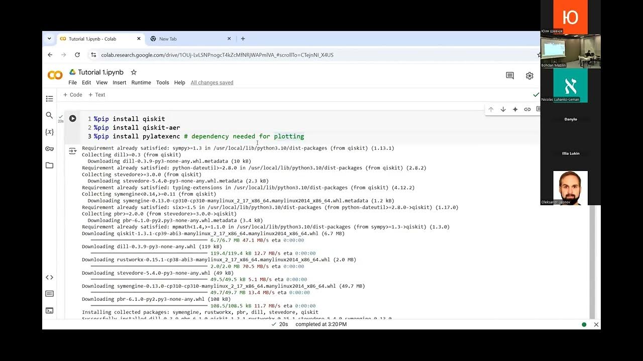 Day 1. Tutorial 5. Ilya Lukin (KIPT) - Introduction to Qiskit, single qubit operations. - YouTube