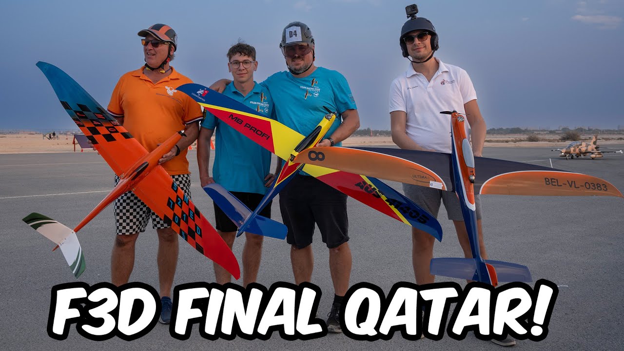 F3D Pylon Racing Qatar - Racing in the Desert! - YouTube