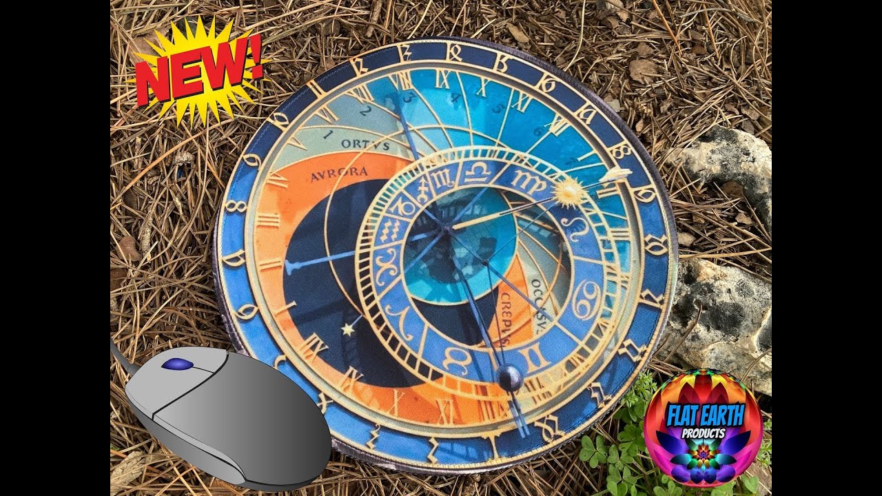 Old World Prague Astronomical Old Clock Mousepad PC Mat Mouse Pad Flat ...