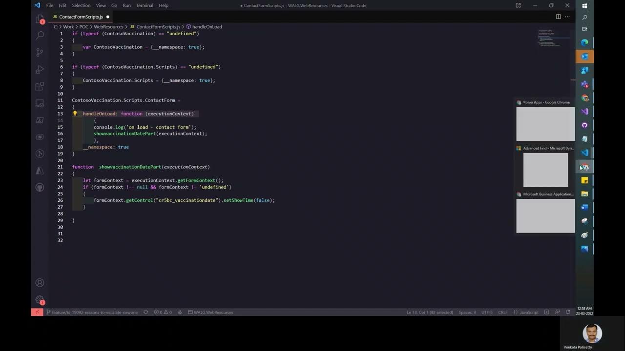 Back to Basics # 47 Understand setShowTime With Webresource in Dynamics CRM [తెలుగు] [Telugu ...