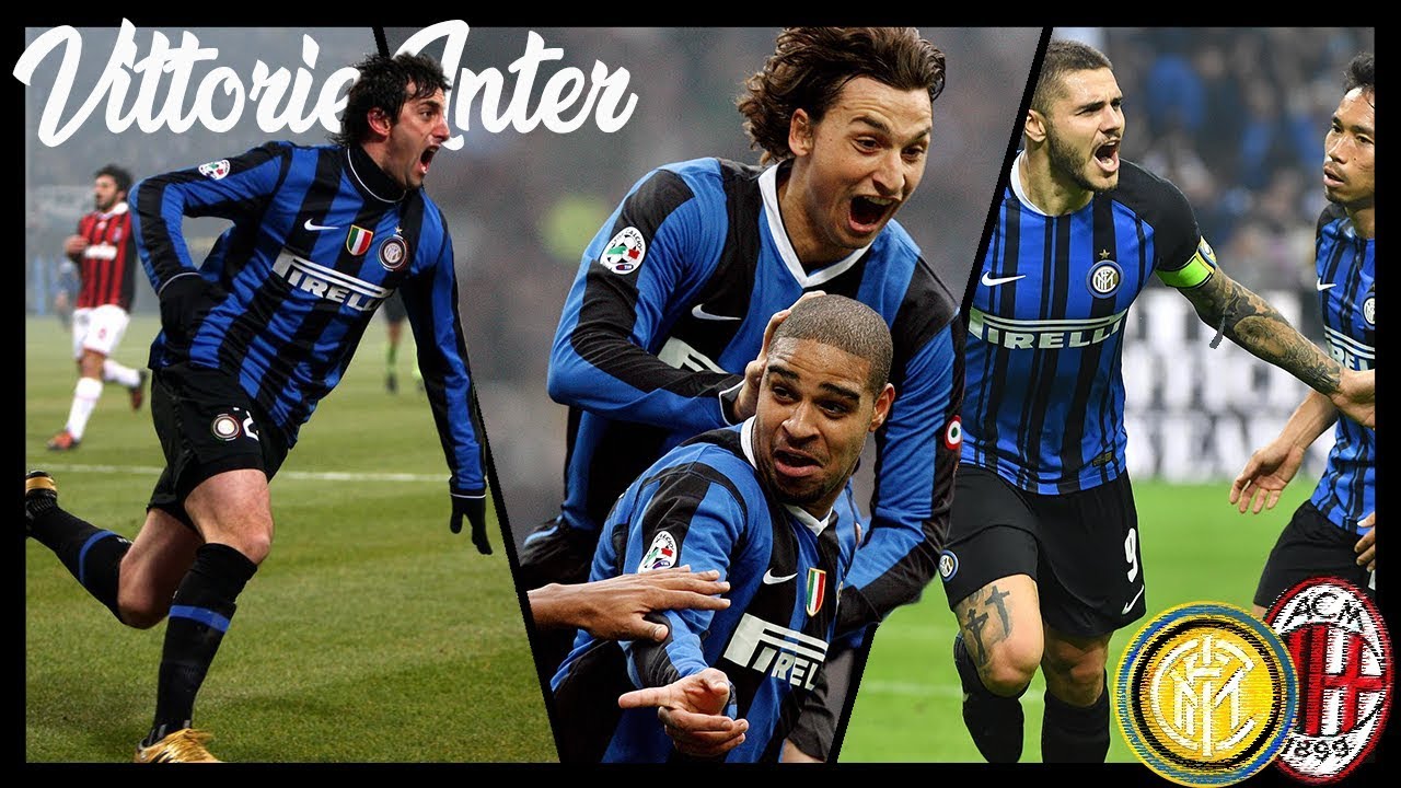 Derby di Milano • Le più belle vittorie Nerazzurre - YouTube