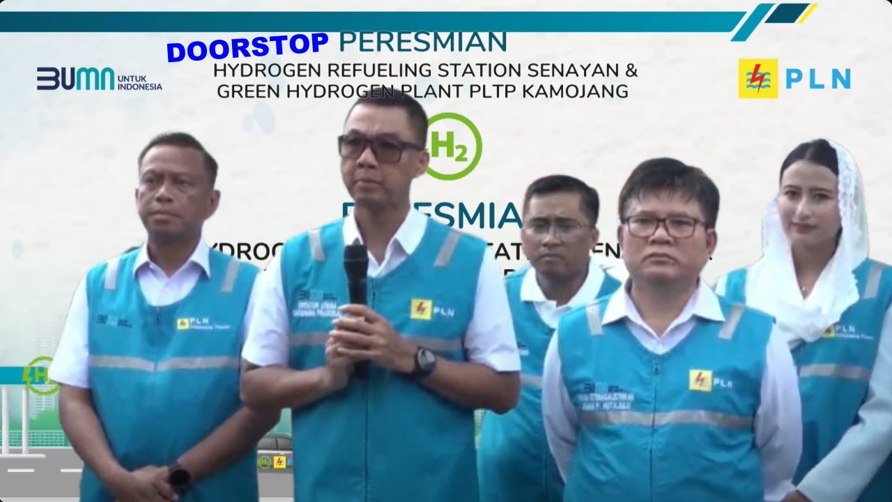 Doorstop!! Peresmian Hydrogen Refueling Station Senayan & Green ...