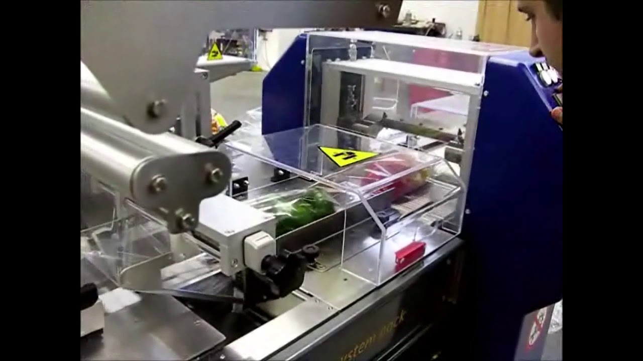 Flow Wrapping sweet peppers - YouTube