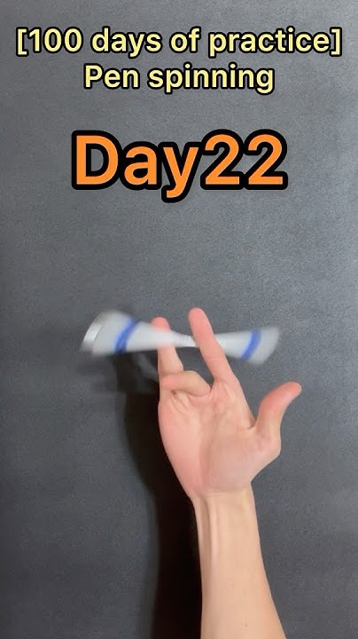 [100 days of practice] Pen spinning #Day22 #shorts - YouTube