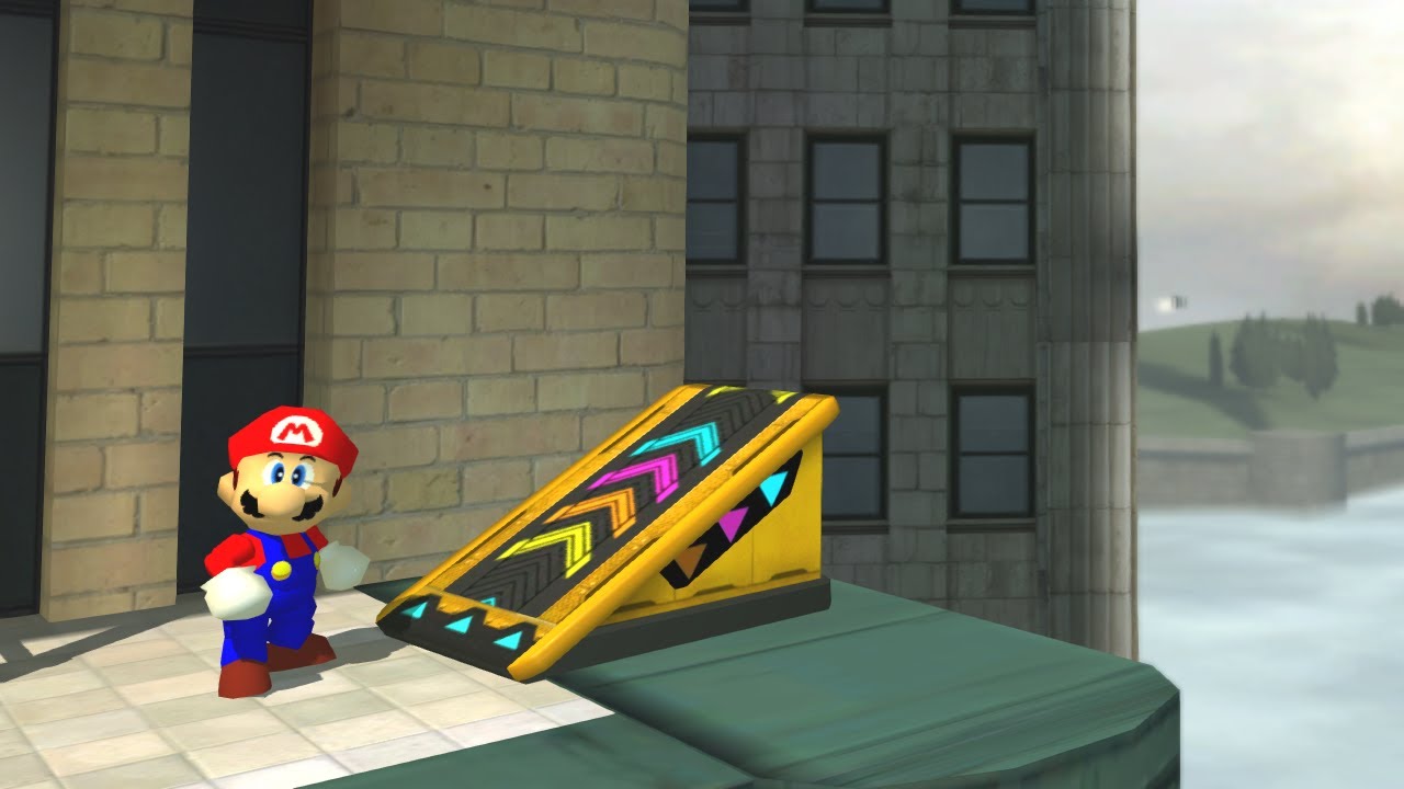 Silly Mario Tries Using Jump Panel - YouTube