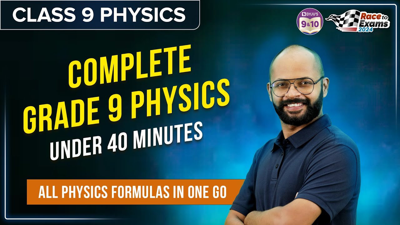 All Physics Formulas in One Go | Mindmap and Formula Sheet for Class 9 ...