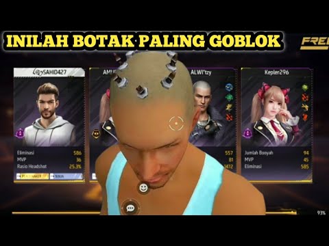 FREE FIRE BOTAK GOBLOK SEDUNIA !!! FULL GAMEPLAY - YouTube
