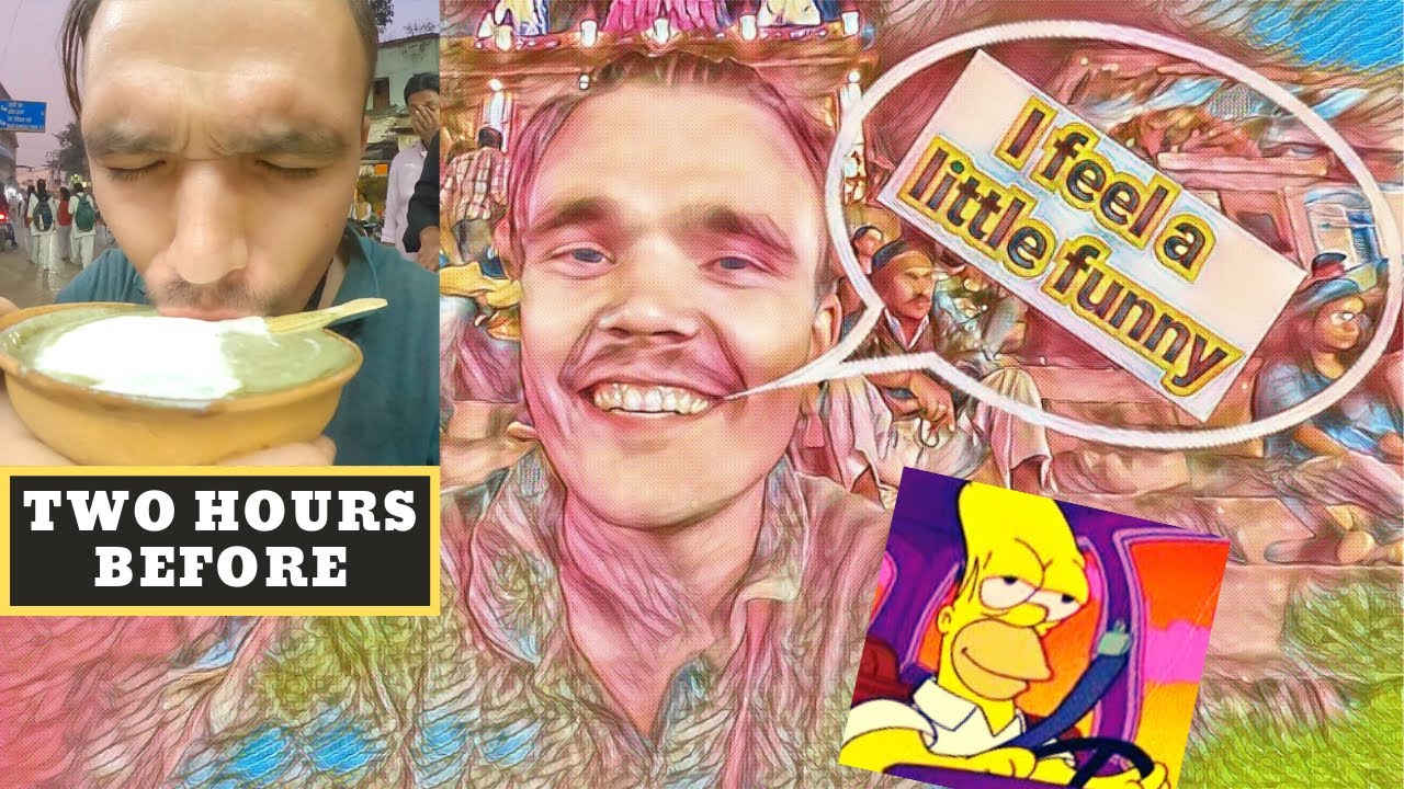 Getting LEGALLY HIGH on BHANG LASSI in Varanasi, India! - YouTube