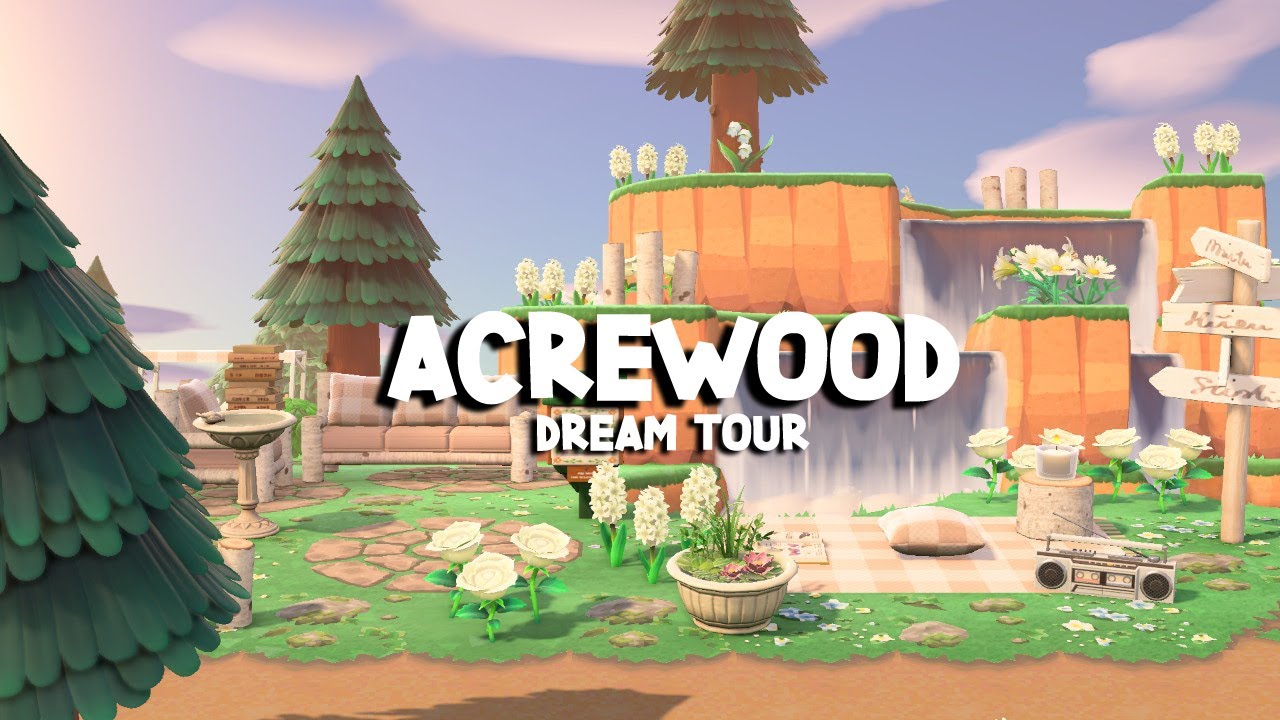 Acrewood Dream Island Tour - Animal Crossing: New Horizons - YouTube
