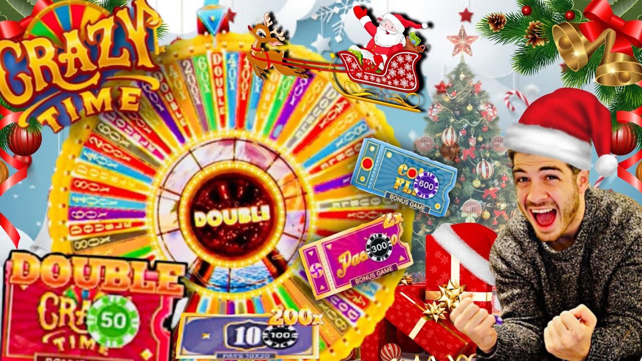 Playing Crazy Time On Christmas Eve!!! - YouTube
