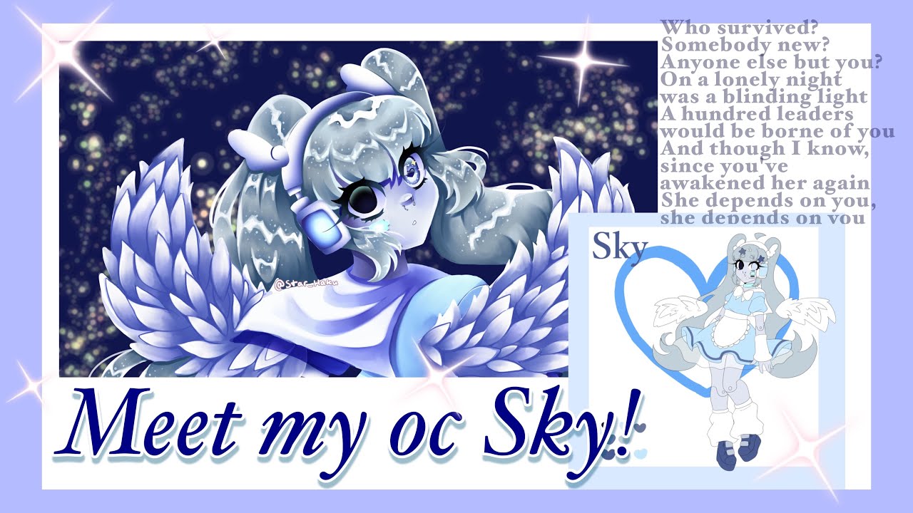 Meet My OC Sky! // Backstory, Character Design, etc!! ♡ - YouTube