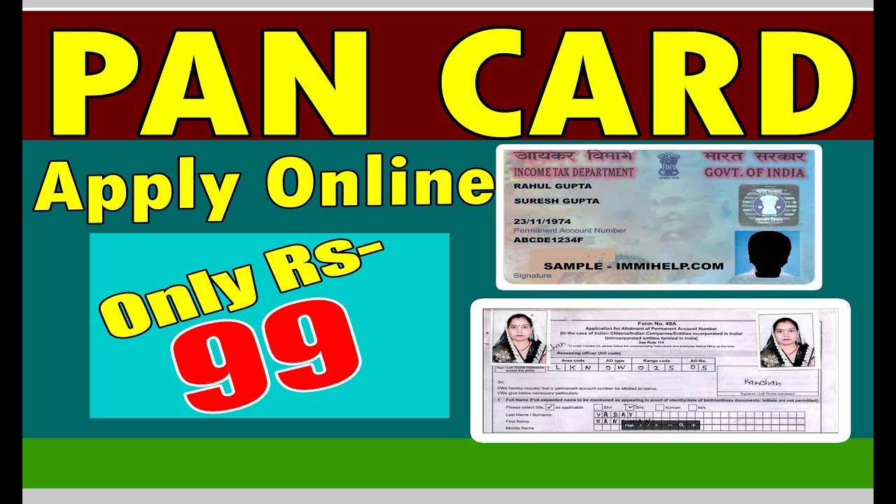 Pan Card Apply Online Bengali 2022 | How to Pan Card Online Apply | UTI ...