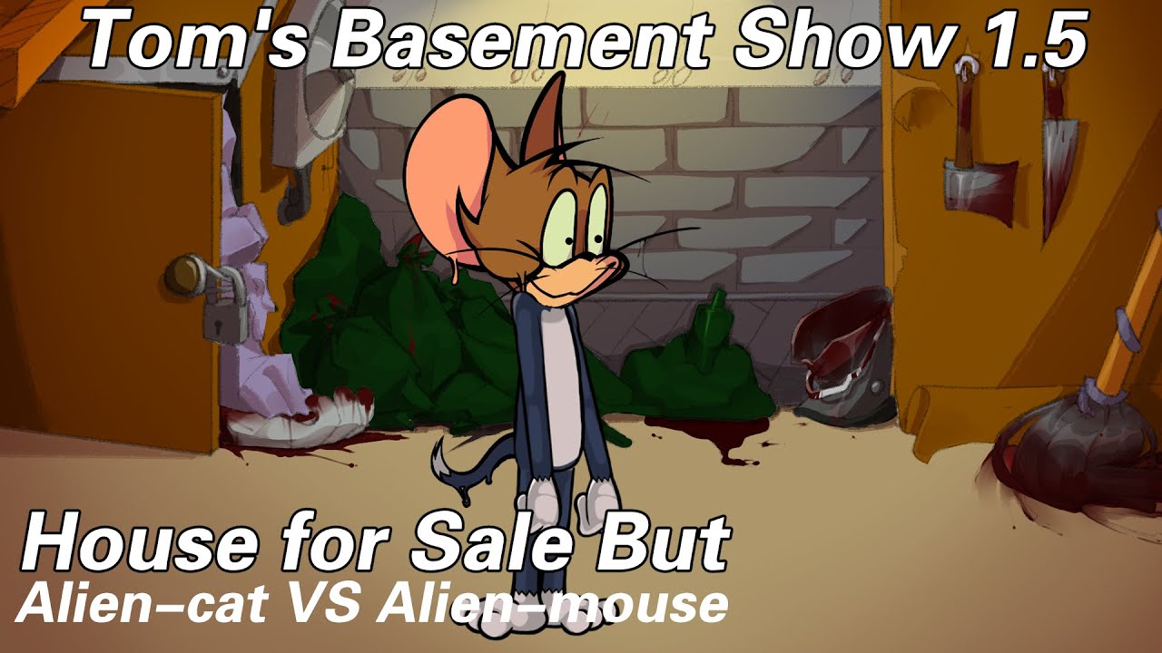 FNF House for Sale But (Jerry vs Tom) Alien-cat VS Alien-mouse Sing it ...