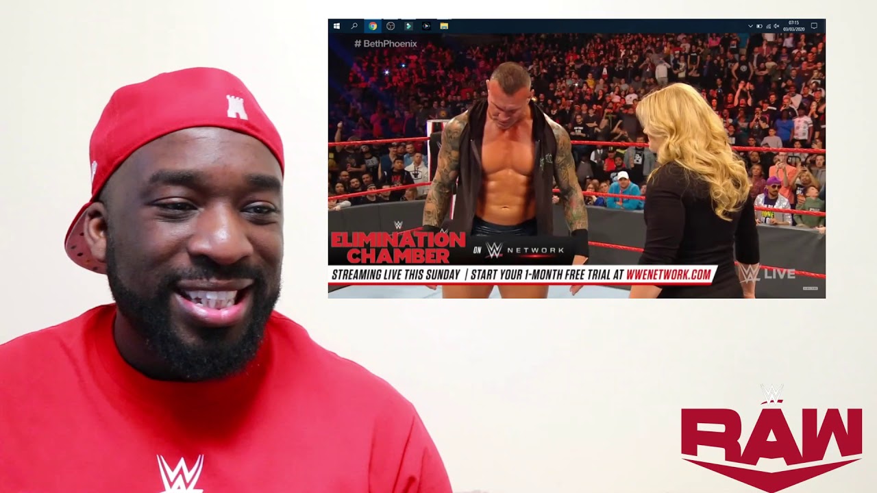 Randy Orton RKOs Beth Phoenix | MONDAY NIGHT RAW | REACTION - YouTube