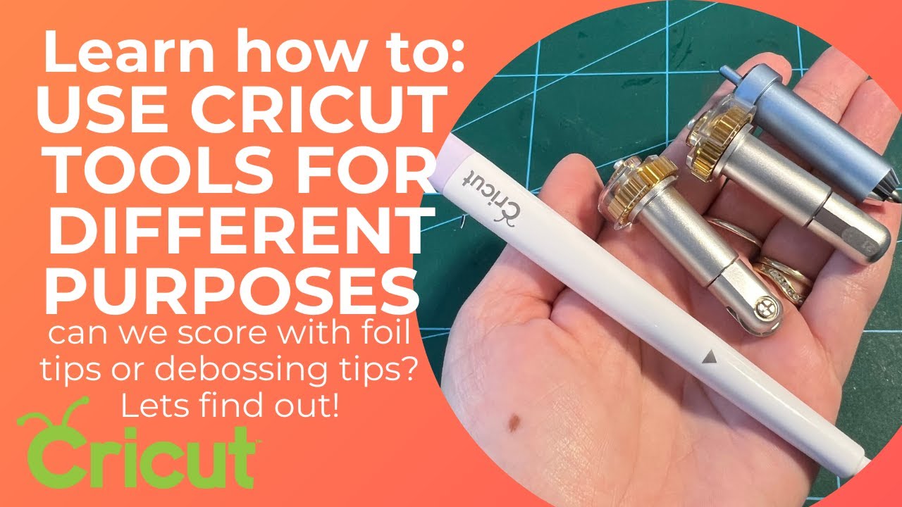 EXPERIMENT! Using Foil Transfer & Deboss tips to Score on my Cricut ...