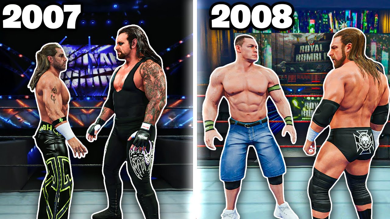 Recreating The FINISH Of Royal Rumble Matches! - YouTube