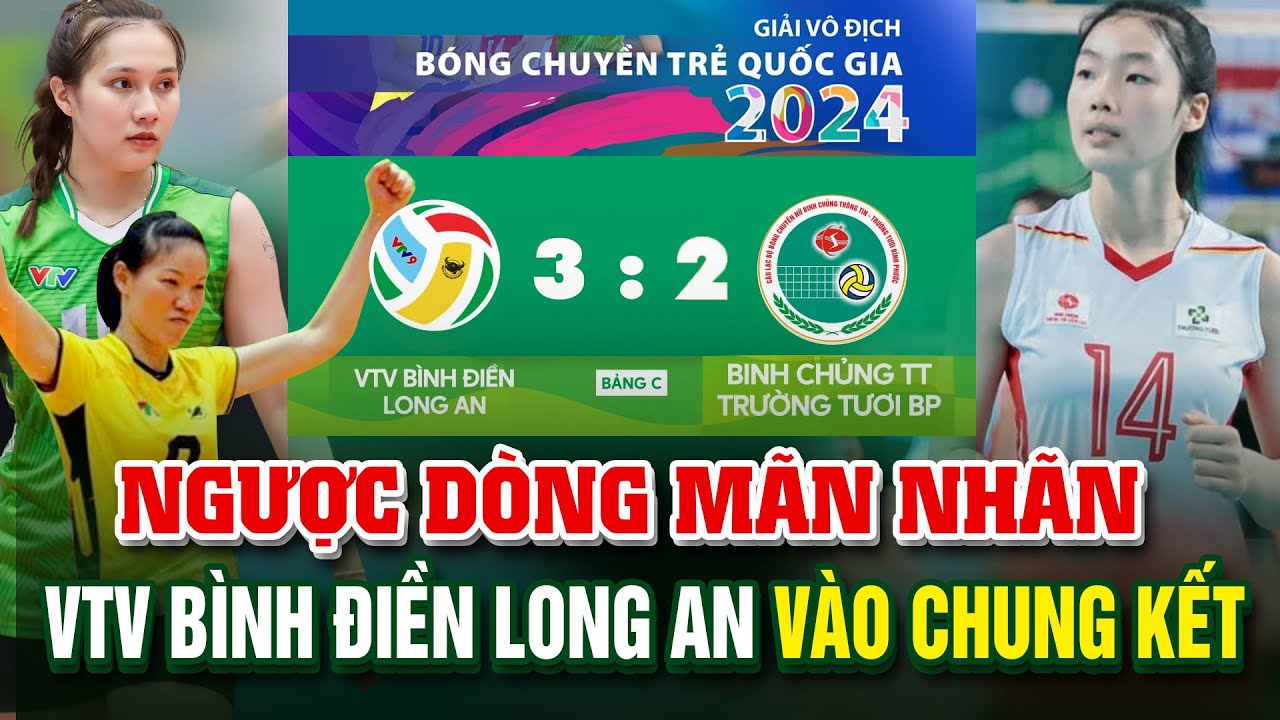 Đội trẻ VTV Bình Điền Long An ngược dòng mãn nhãn trước BCTT Trường ...