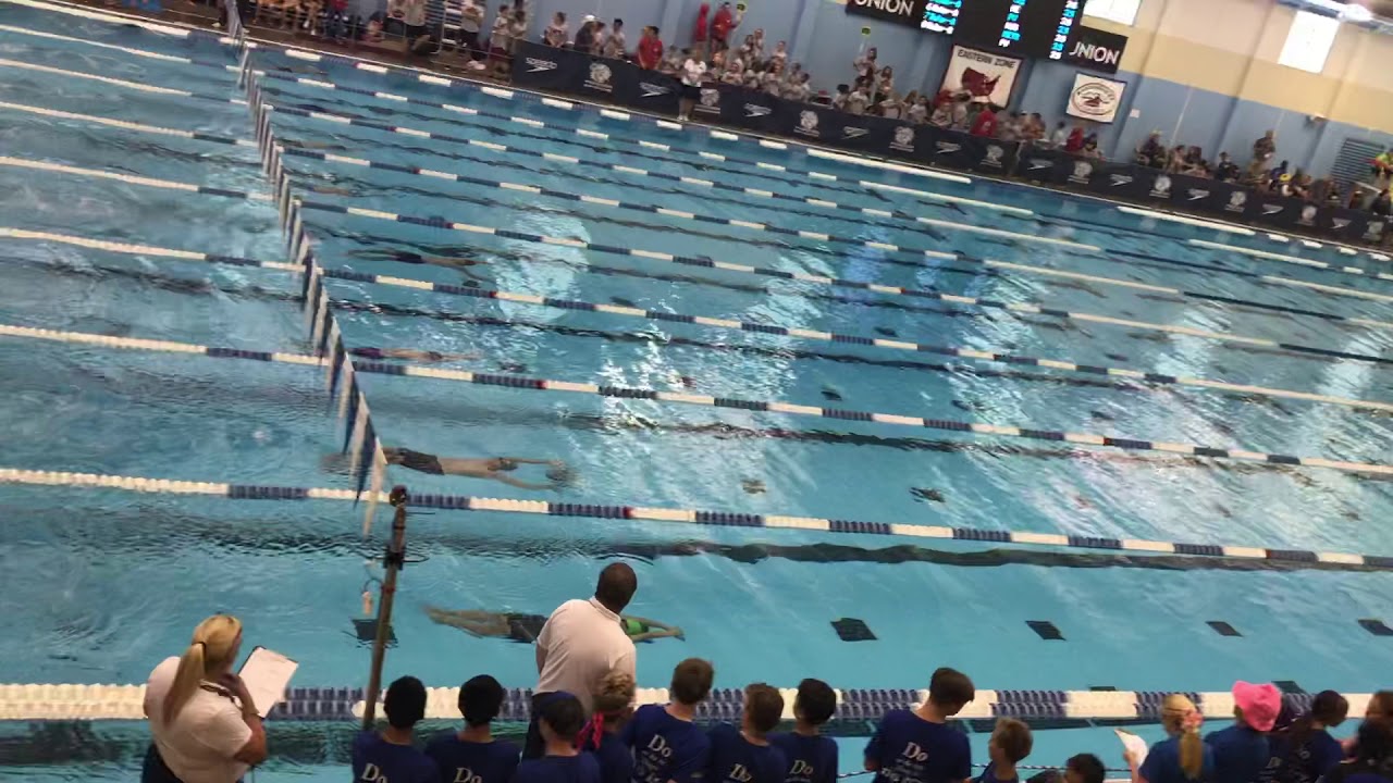 Marcel Liu (NE) won 4x50 Medley Relay @ 2017 Eastern Zones - YouTube