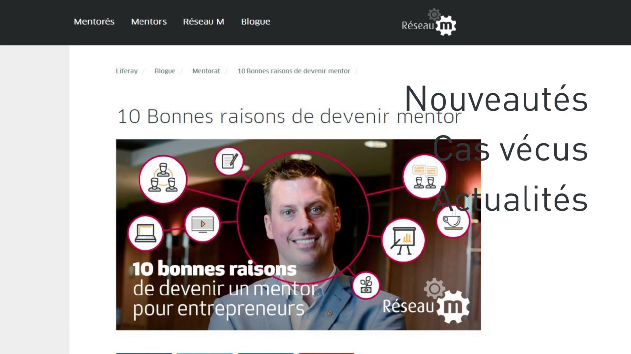 Nouvelle plateforme technologique du Réseau M créée par Tink - YouTube