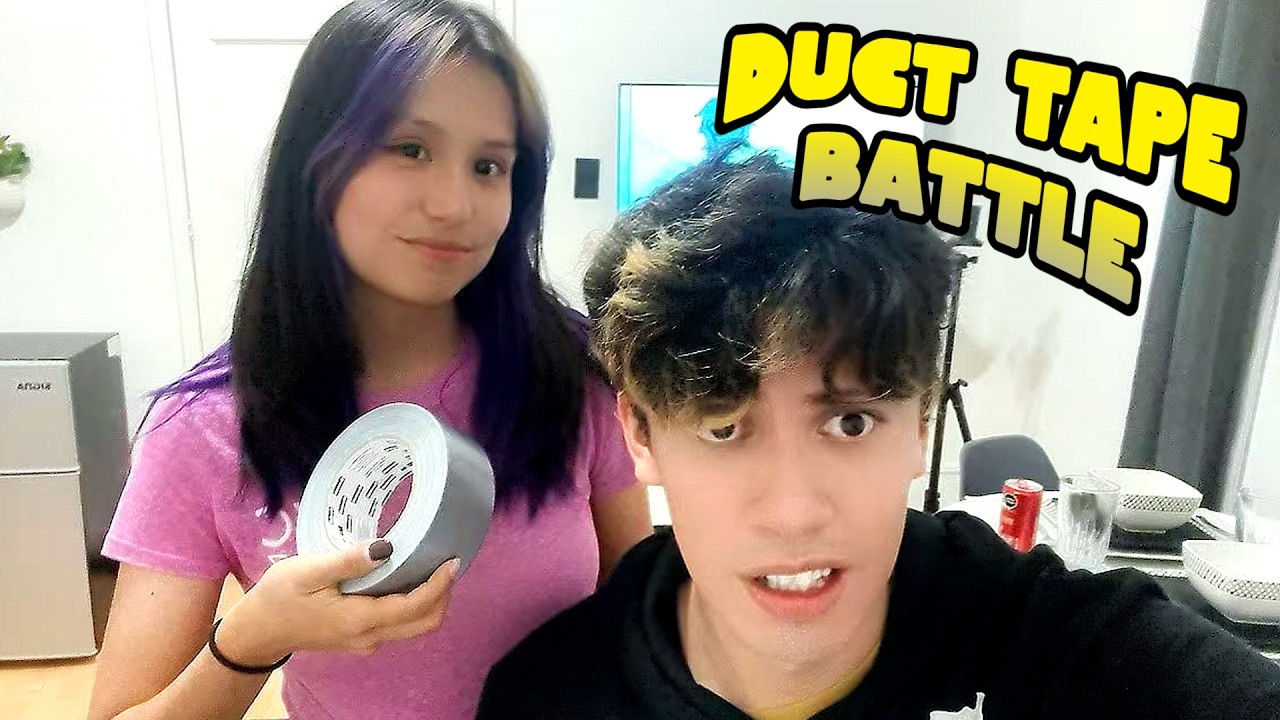 Duct tape challenge Escape BATTLE Second Part - YouTube